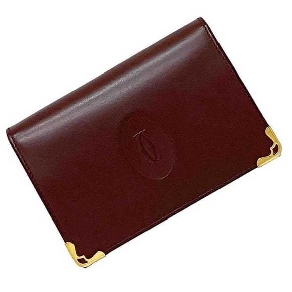 Cartier | Accessories | Cartier Business Card Holder F2224 Bordeaux ...